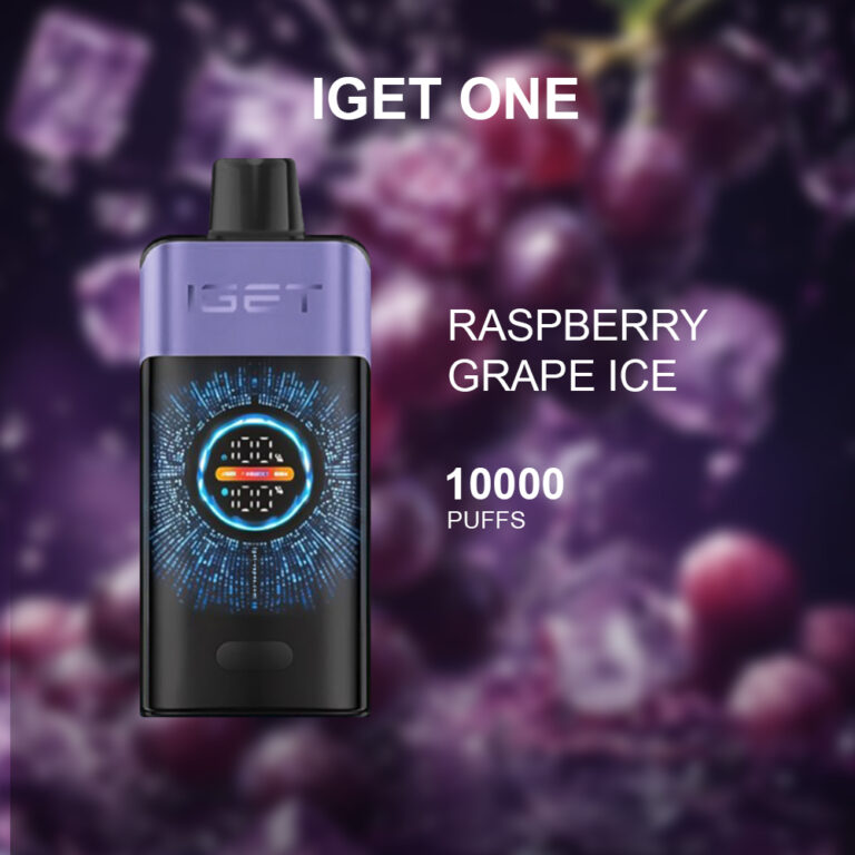 IGET ONE RASPBERRY GRAPE ICE - 12000 PUFFS | IGET